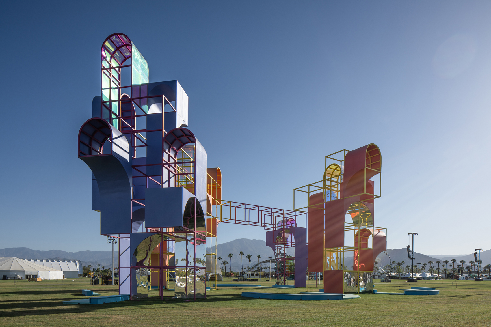 Coachella 2022 Art Installation: The Playground by Architensions - 谷德设计网
