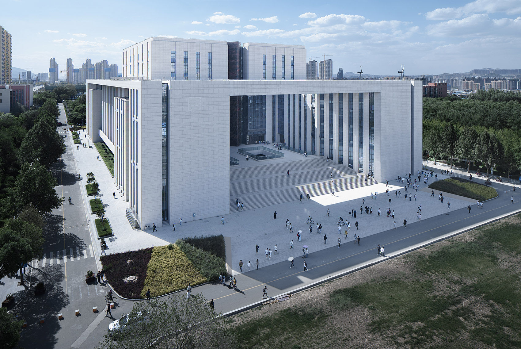 West Campus Library, Lanzhou University of Technology, China by ...