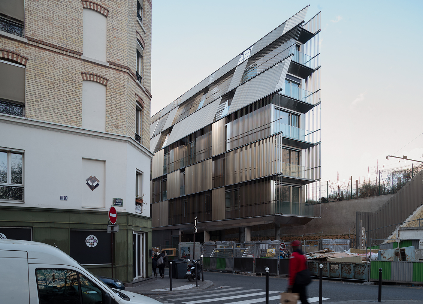Mixed-use building Rue Castagnary by TANK - 谷德设计网