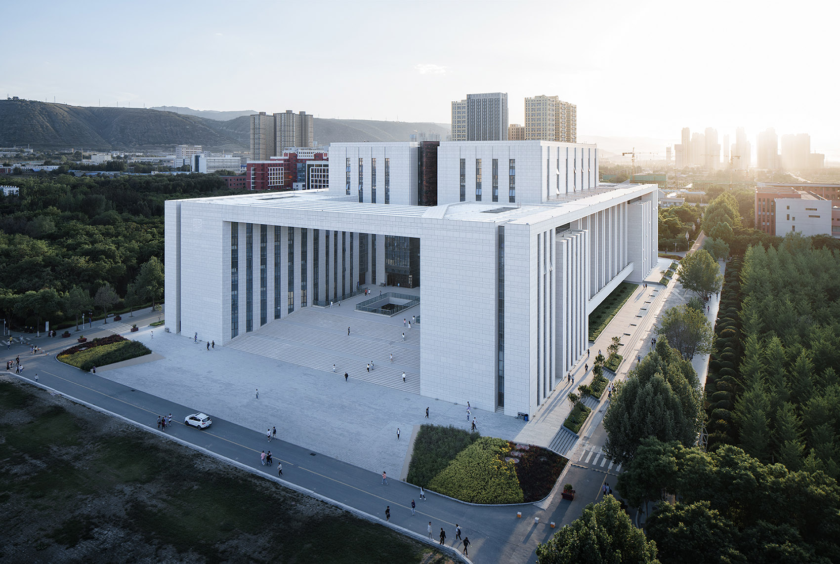 West Campus Library, Lanzhou University of Technology, China by ...