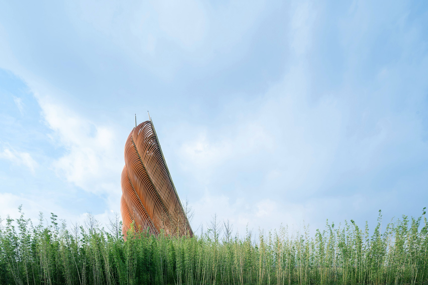 Panda Tower in Chengdu Research Base of Giant Panda Breeding, China by ...