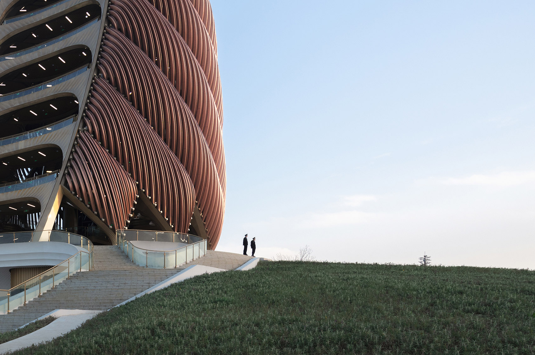 Panda Tower in Chengdu Research Base of Giant Panda Breeding, China by ...