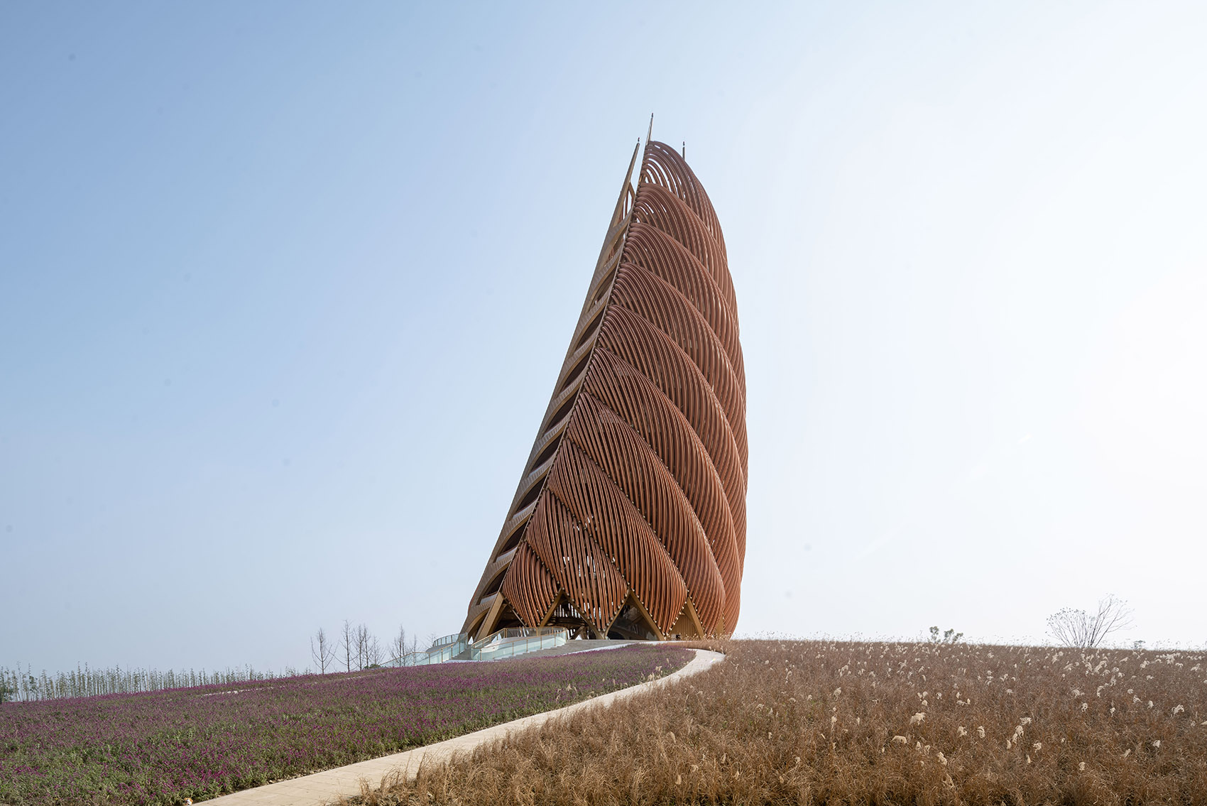 Panda Tower in Chengdu Research Base of Giant Panda Breeding, China by ...
