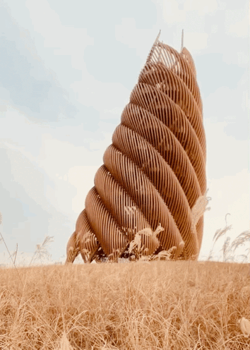 Panda Tower in Chengdu Research Base of Giant Panda Breeding, China by ...