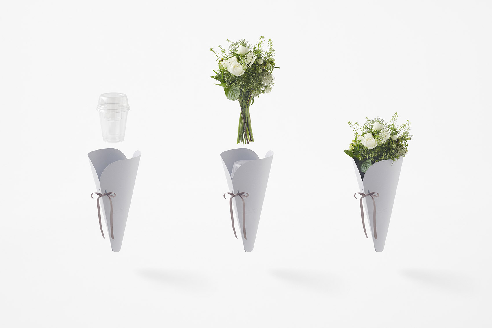 Crepe bouquet by nendo - 谷德设计网