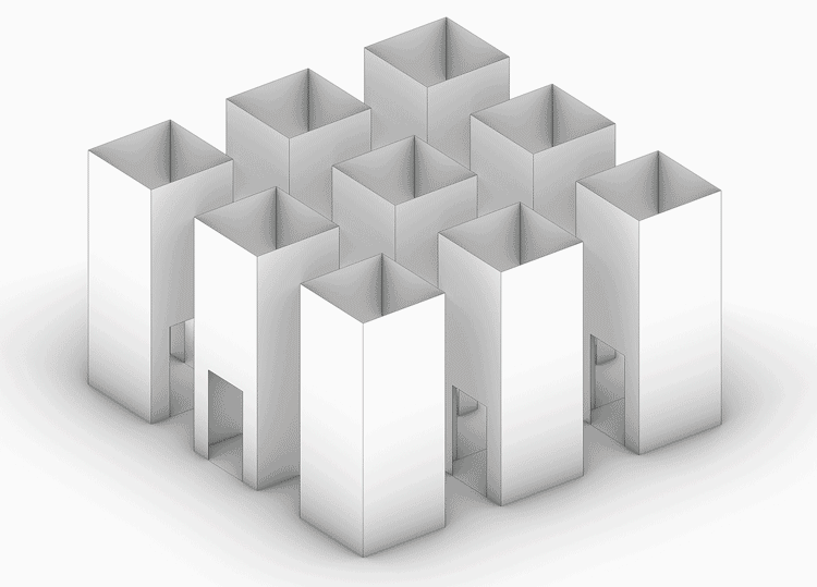 Column Matrix, China by Field Conforming Studio - 谷德设计网