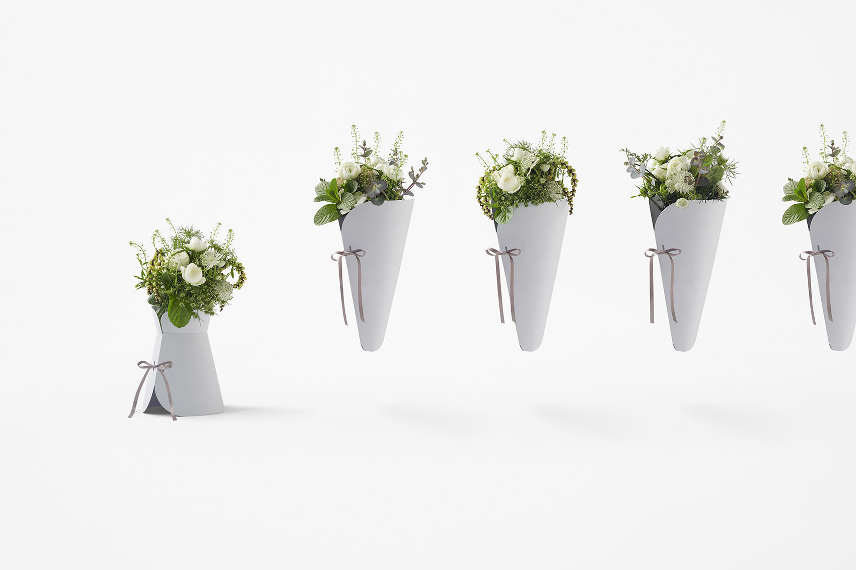 Crepe bouquet by nendo - 谷德设计网