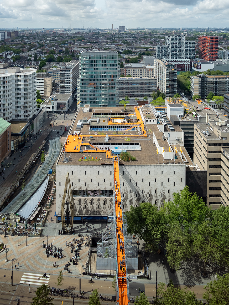 Rotterdam Rooftop Walk by MVRDV - 谷德设计网