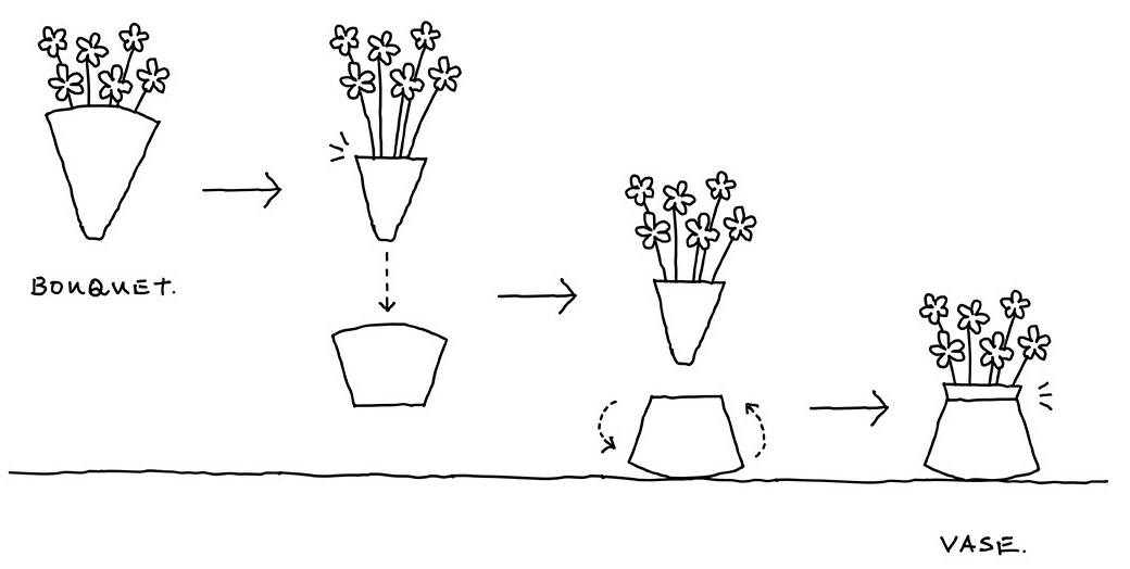 Crepe bouquet by nendo - 谷德设计网