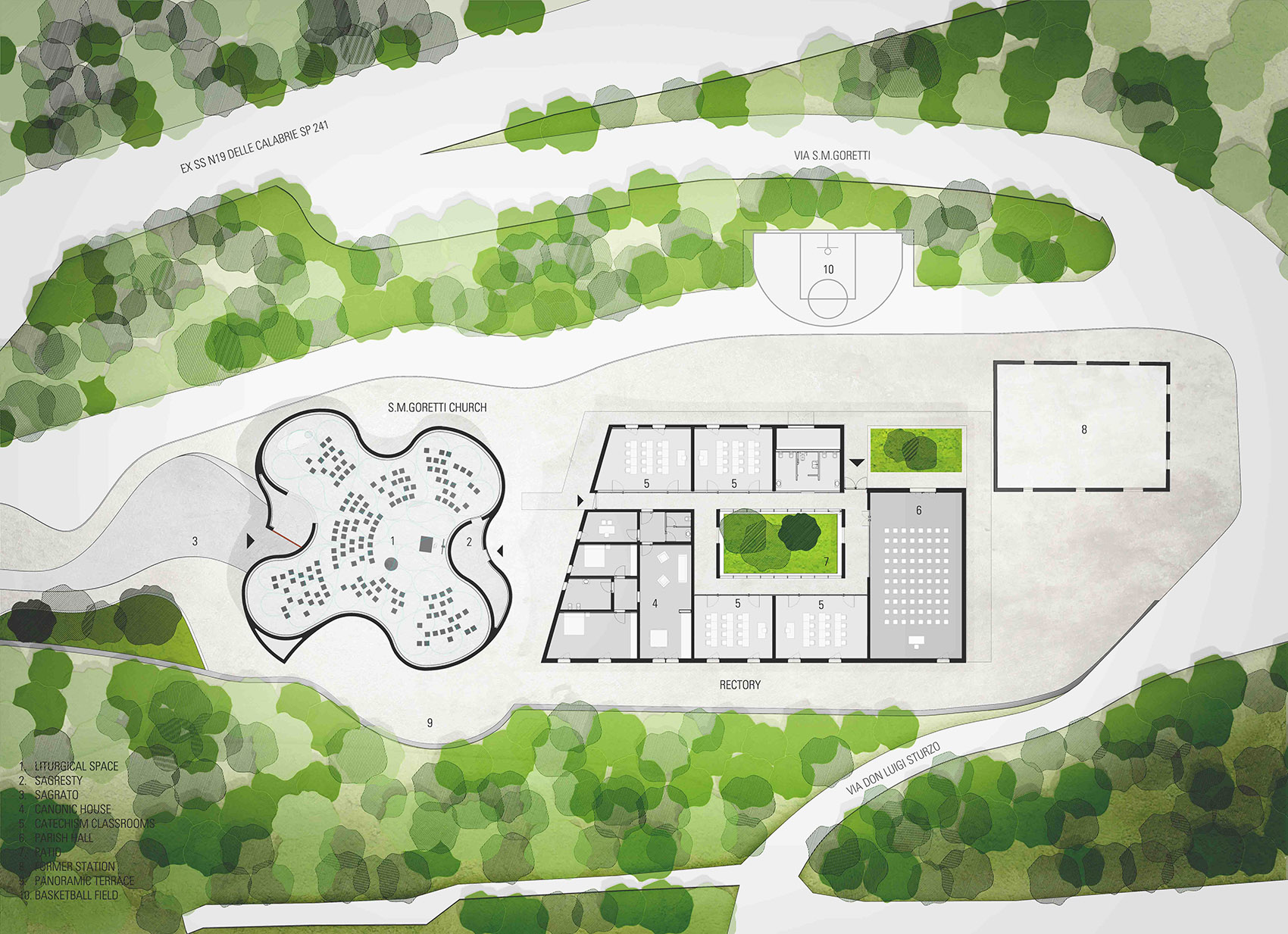 The church of Santa Maria Goretti by Mario Cucinella Architects - 谷德设计网