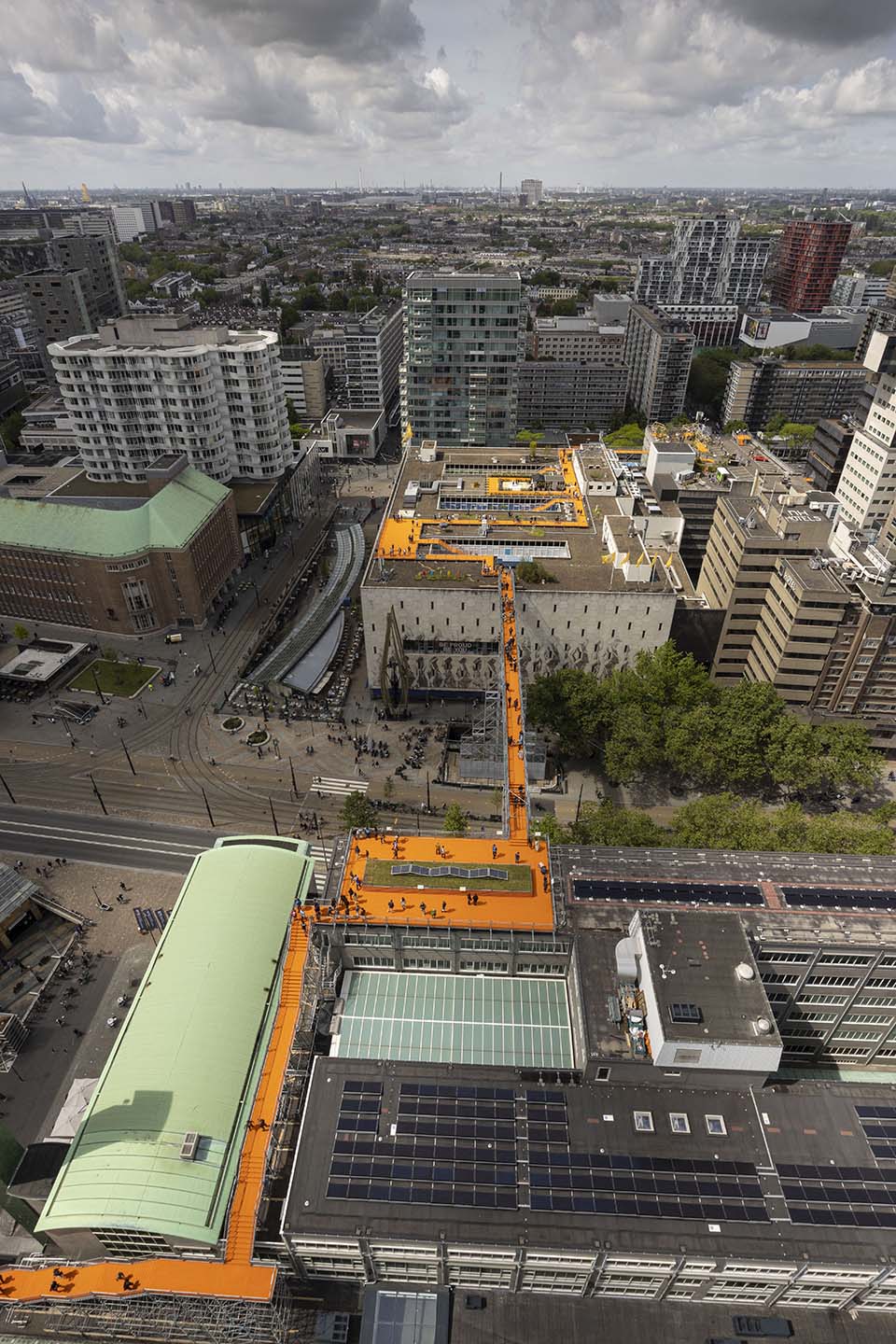 Rotterdam Rooftop Walk by MVRDV - 谷德设计网