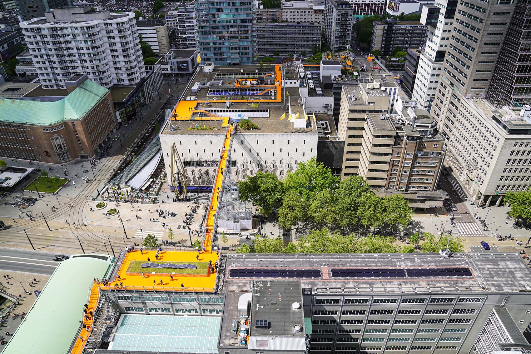 Rotterdam Rooftop Walk by MVRDV - 谷德设计网