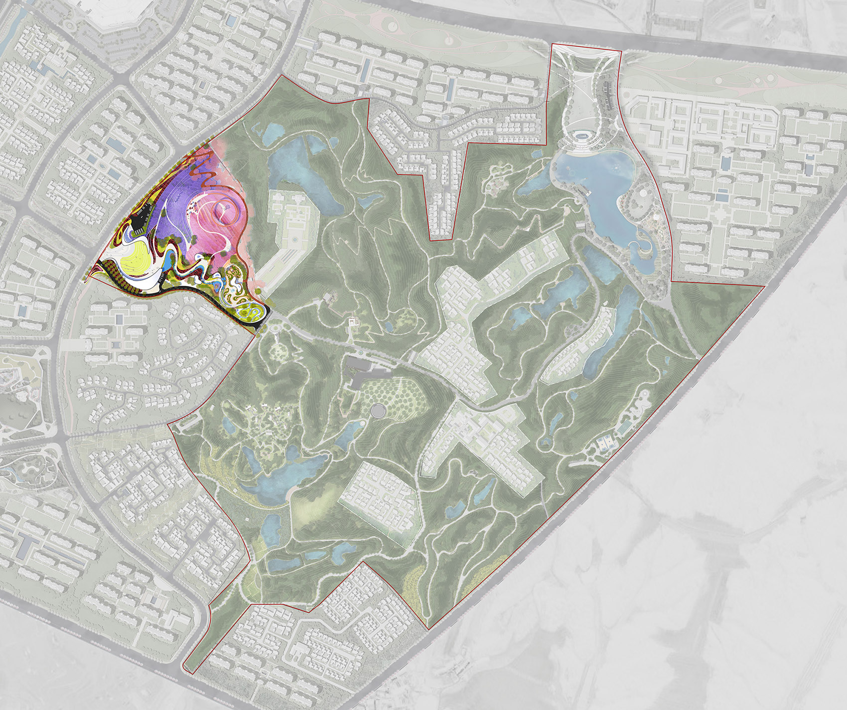 Meihekou Romantic Flower Sea Park, Jilin, China by MILAND DESIGN - 谷德设计网
