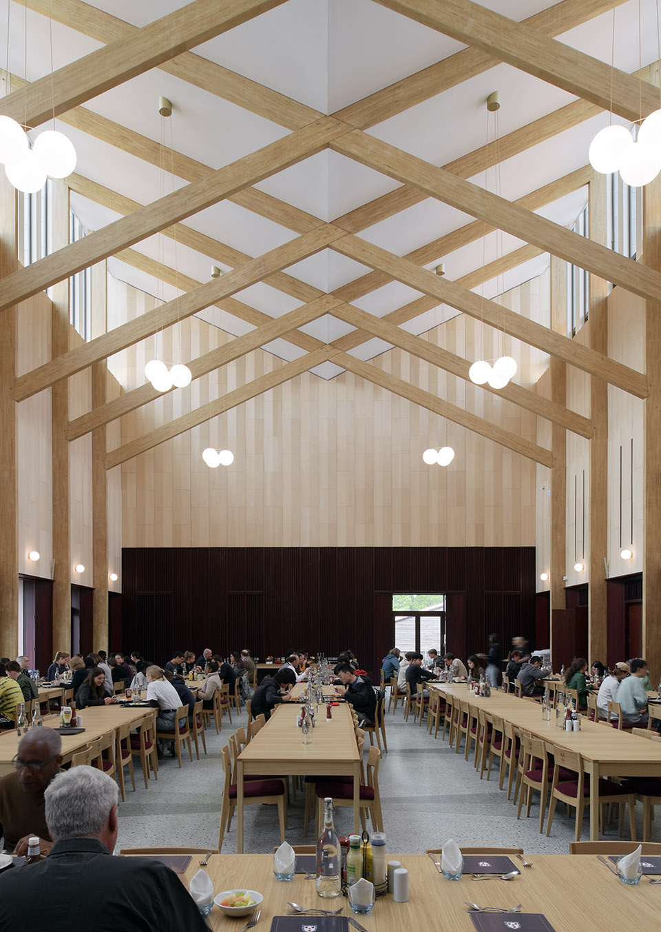 Homerton College Dining Hall, University of Cambridge by Feilden Fowles ...