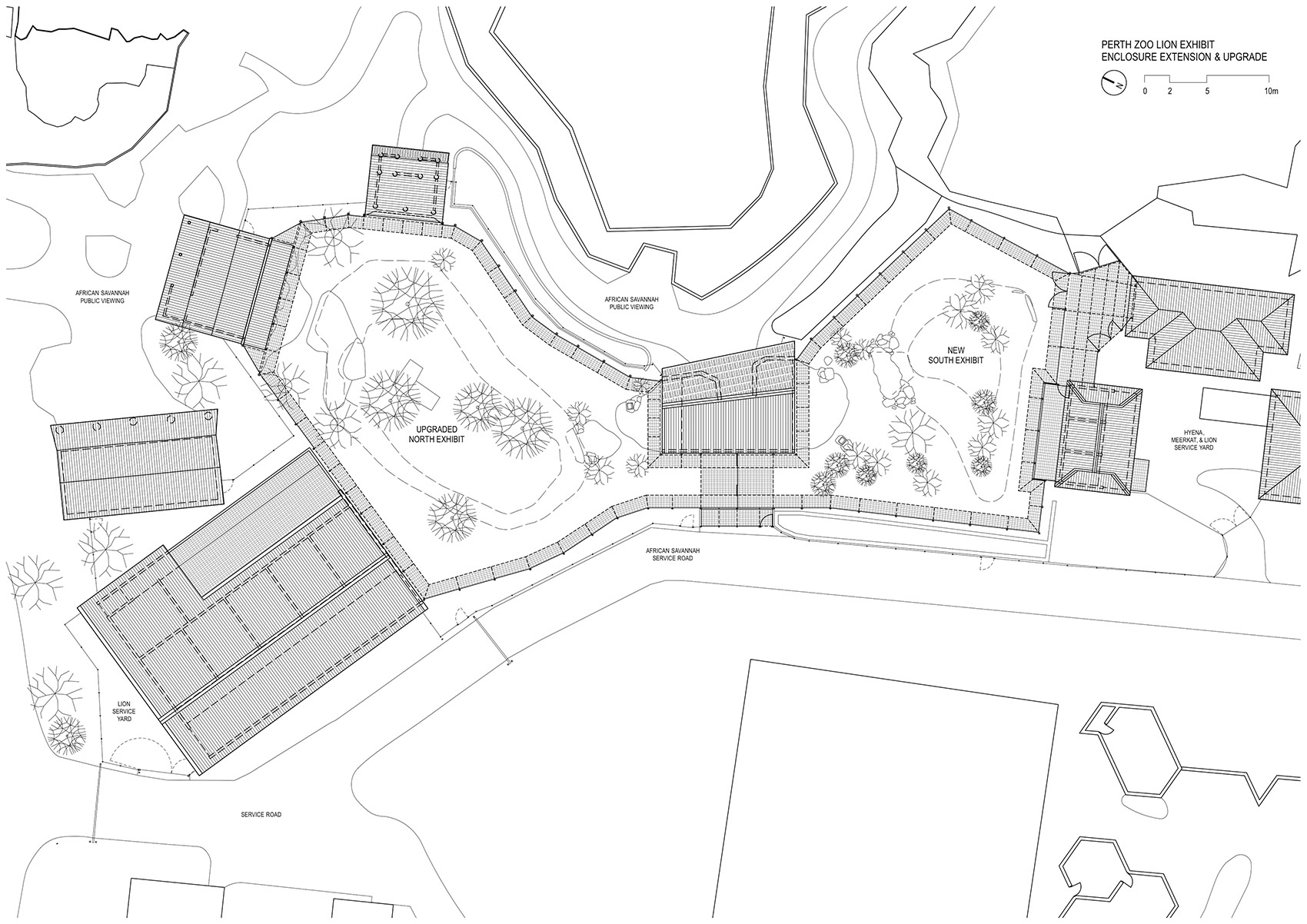 Perth Zoo Lion Exhibit, Australia by Iredale Pedersen Hook - 谷德设计网