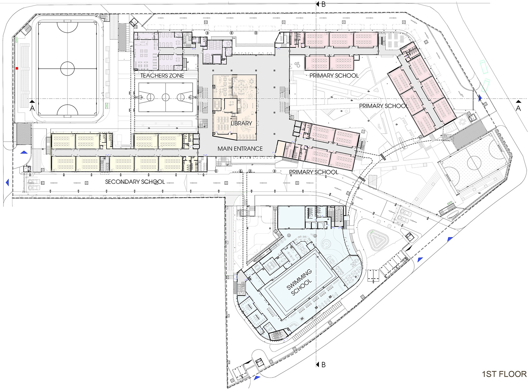 The Dewey School by 1+1>2 Architects - 谷德设计网