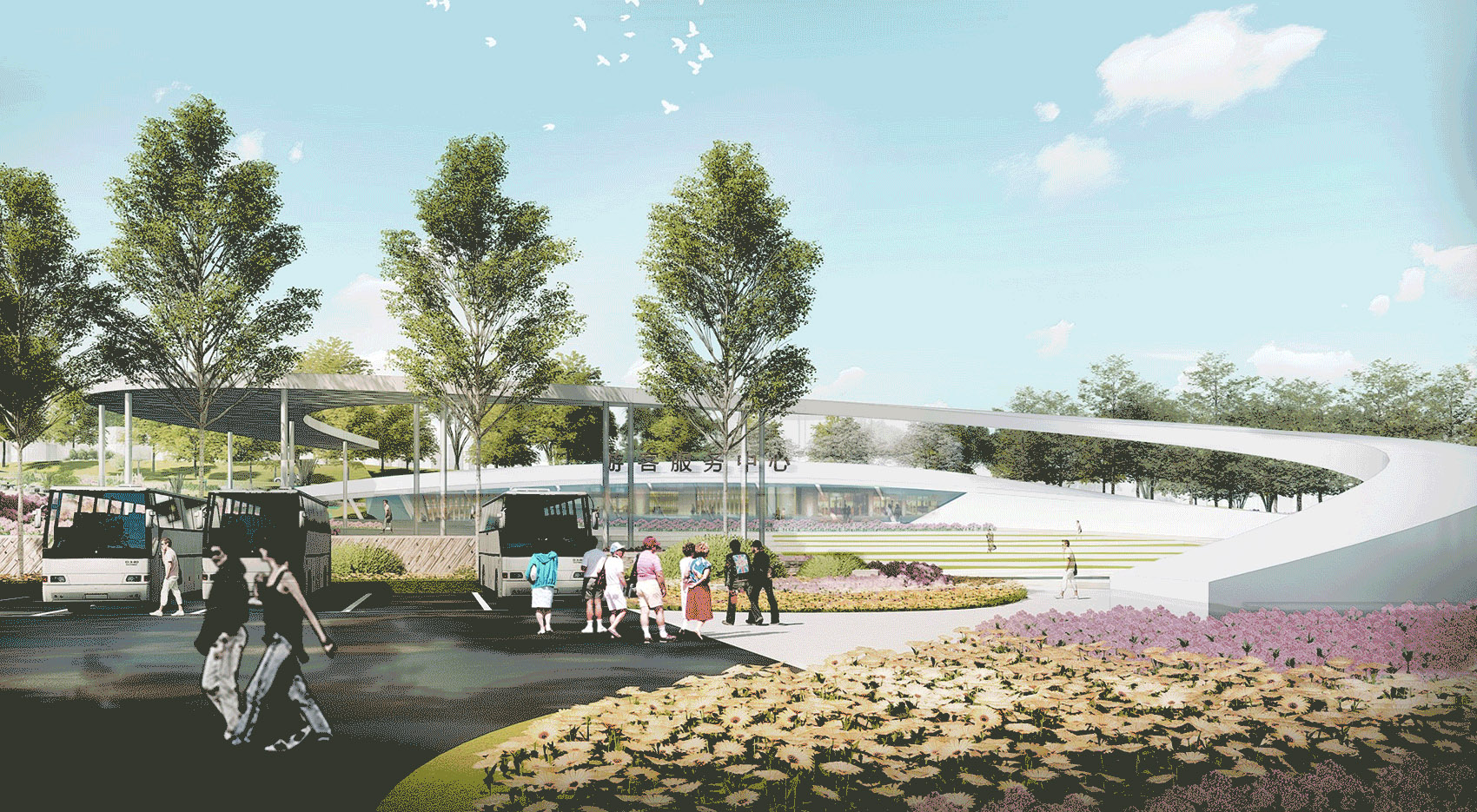 Meihekou Romantic Flower Sea Park, Jilin, China by MILAND DESIGN - 谷德设计网