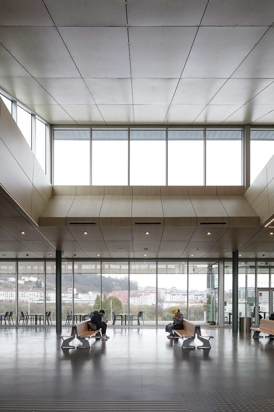 Bus Station integrated in the Santiago de Compostela Intermodal Station ...