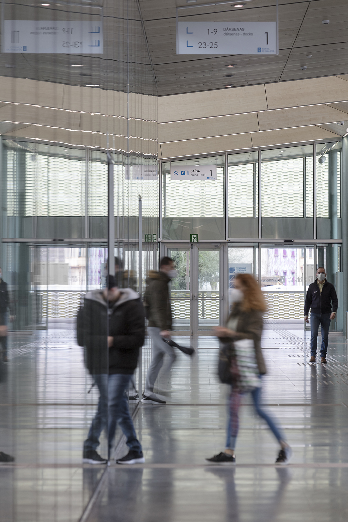 Bus Station integrated in the Santiago de Compostela Intermodal Station ...