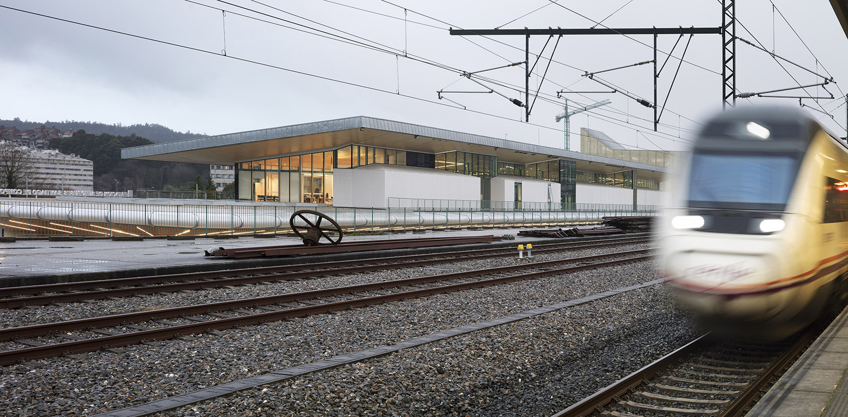 Bus Station integrated in the Santiago de Compostela Intermodal Station ...