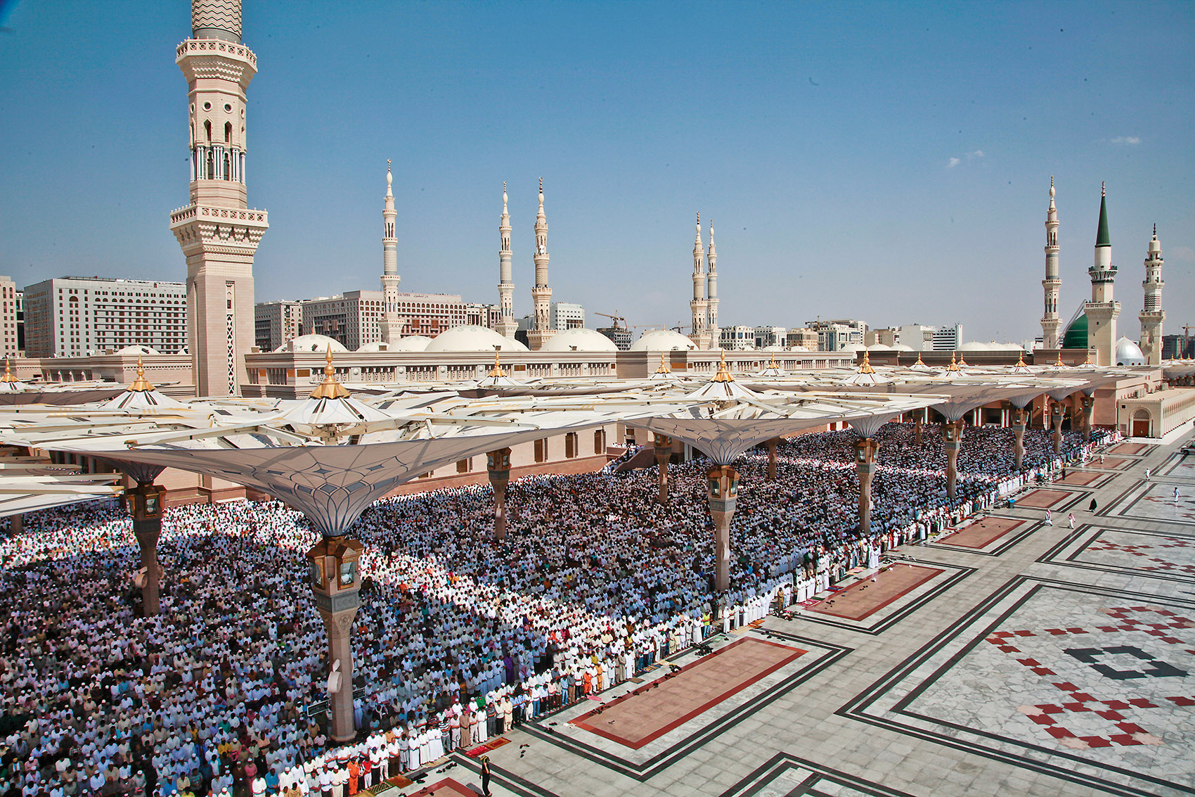 Madinah Piazza Shading Project by SL Rasch - 谷德设计网
