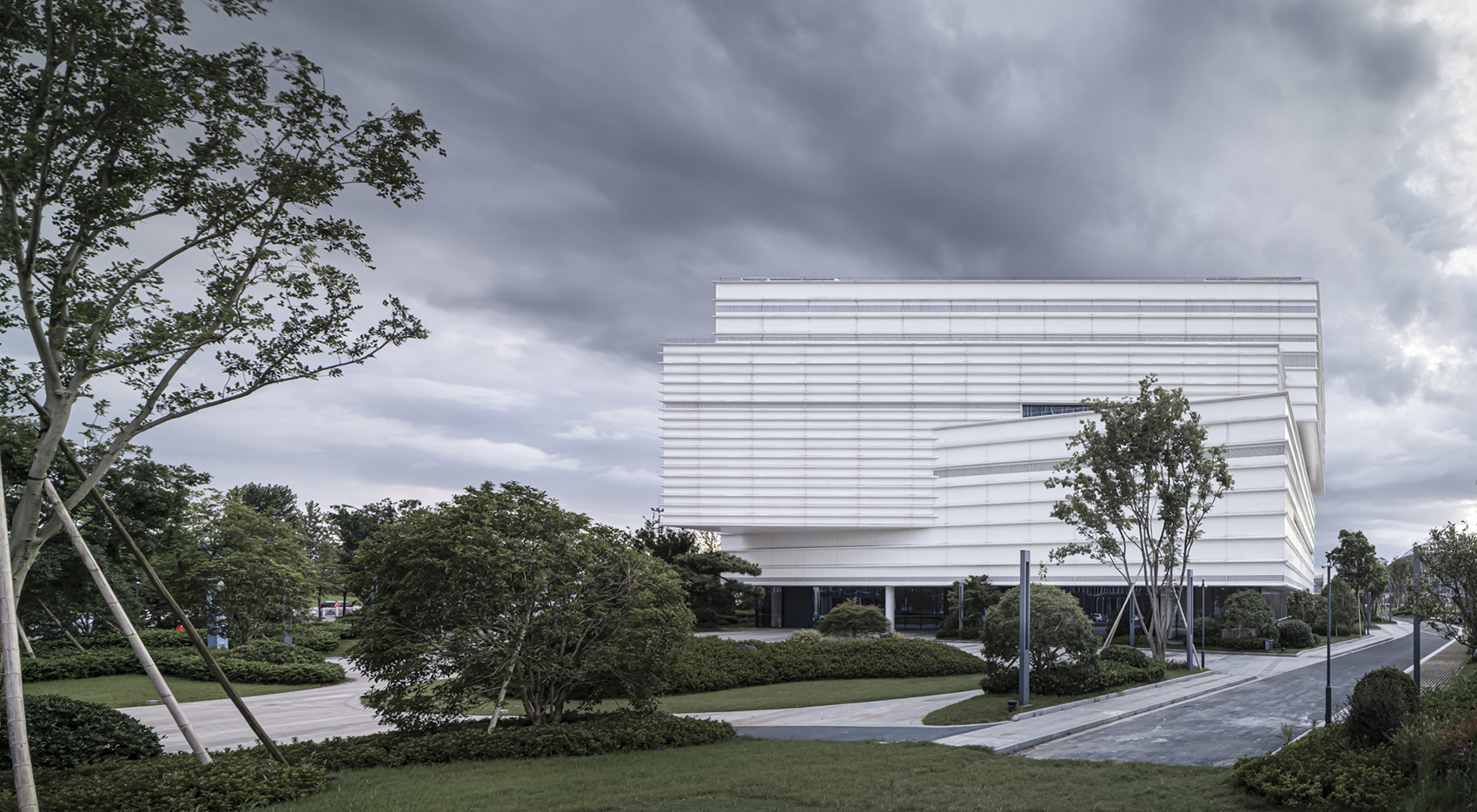 Jinhua Light Cultural Plaza, China by DDB Architects Shanghai + ZHEJIANG PROVINCE INSTITUTE OF ...