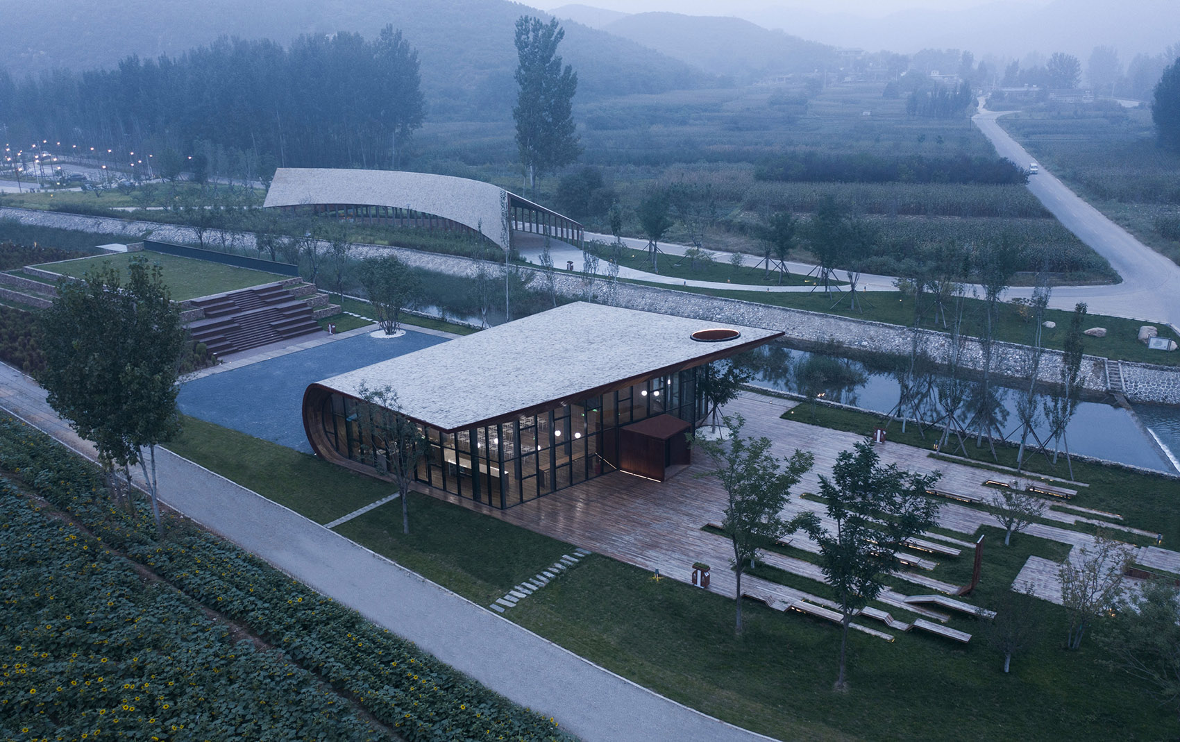 Zhixing Market and Lecture Hall in Tiangang Zhixing Village, Hebei ...