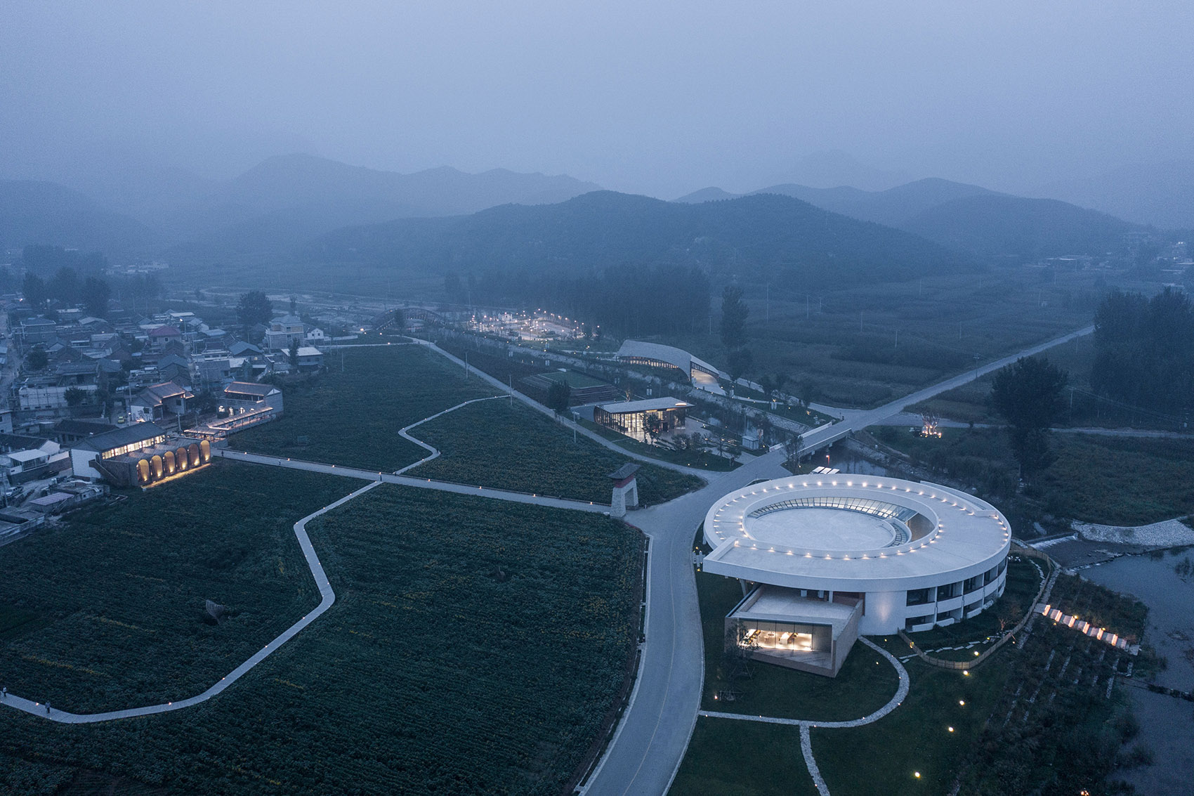 Zhixing Market and Lecture Hall in Tiangang Zhixing Village, Hebei ...