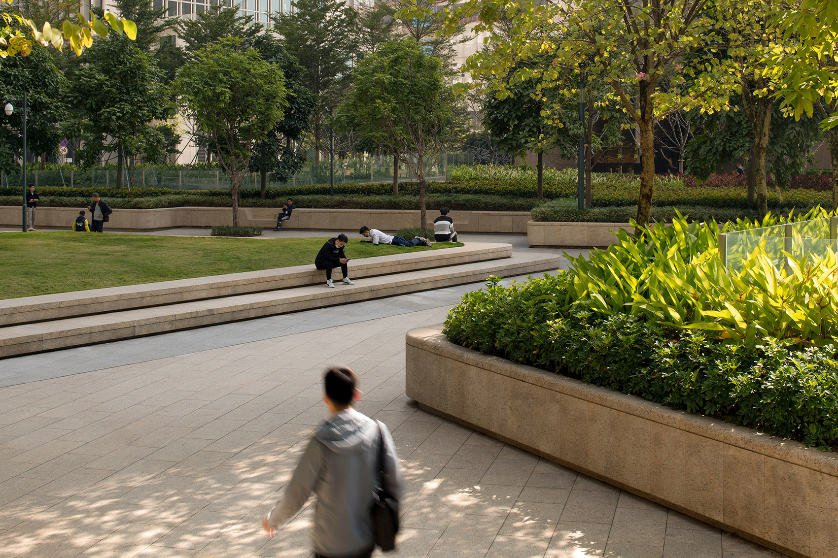 Hony Tower Landscape Design, Shenzhen by ASPECT Studios - 谷德设计网