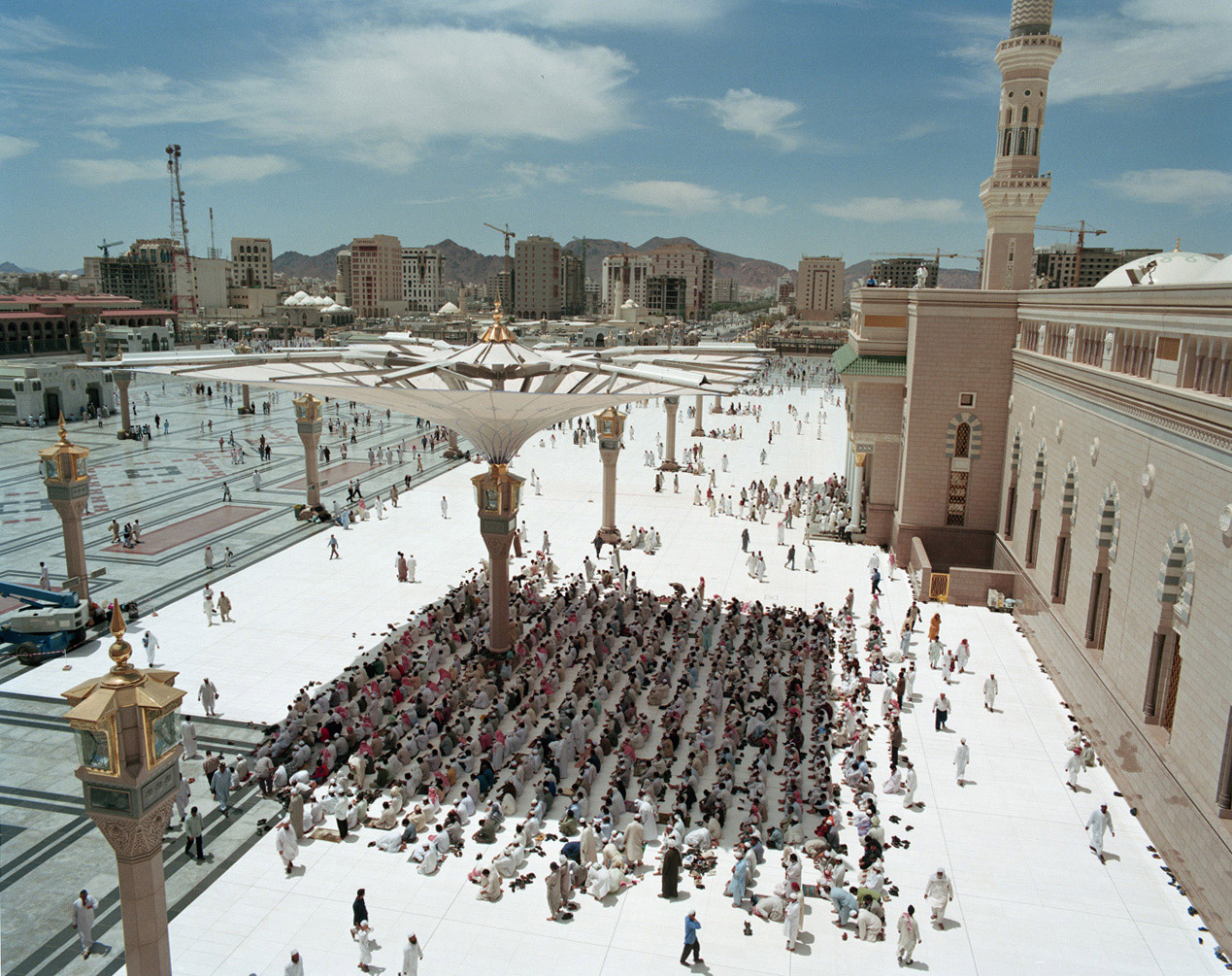 Madinah Piazza Shading Project by SL Rasch - 谷德设计网