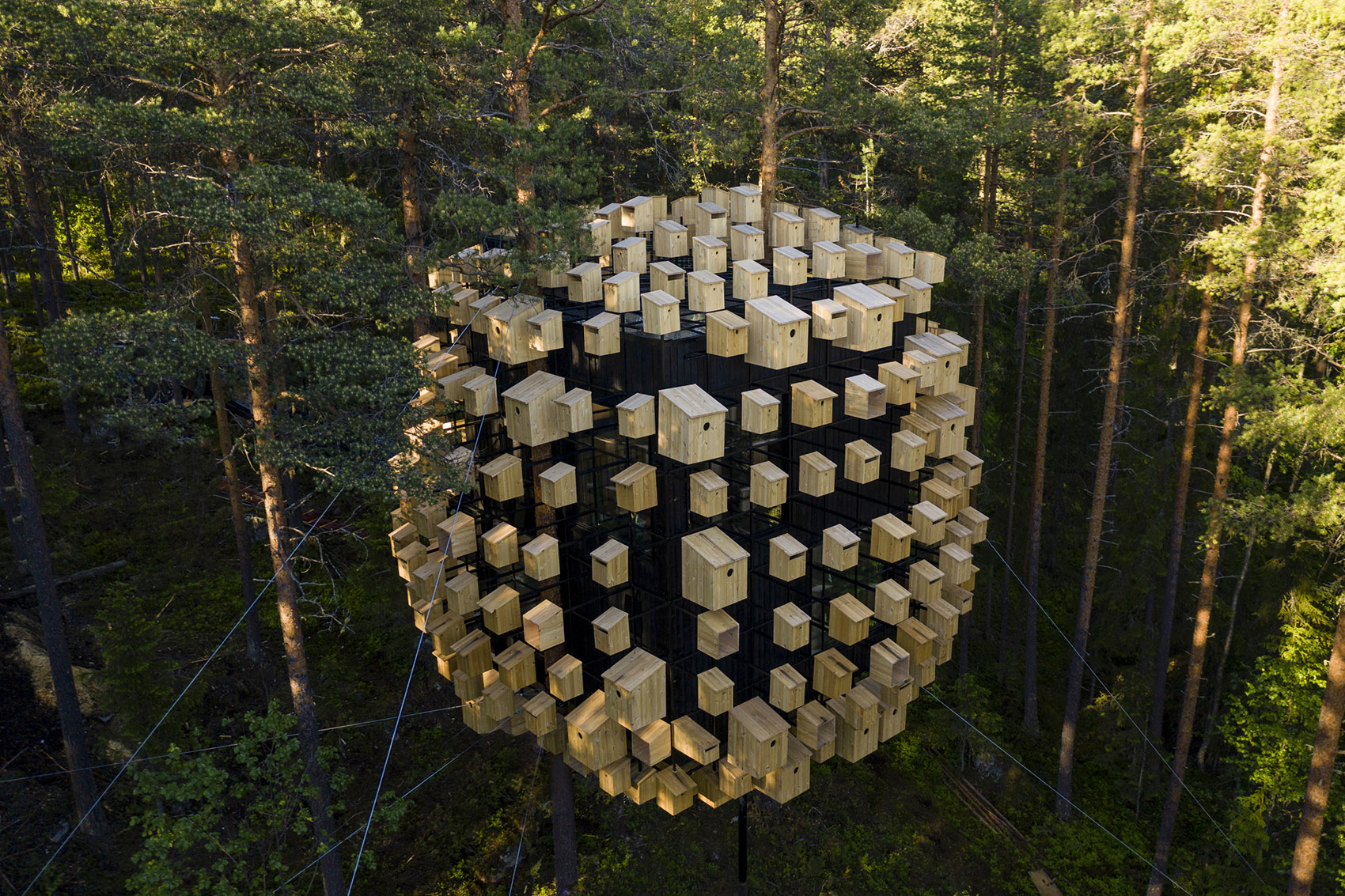 Biosphere at Treehotel, Sweden by BIG - 谷德设计网