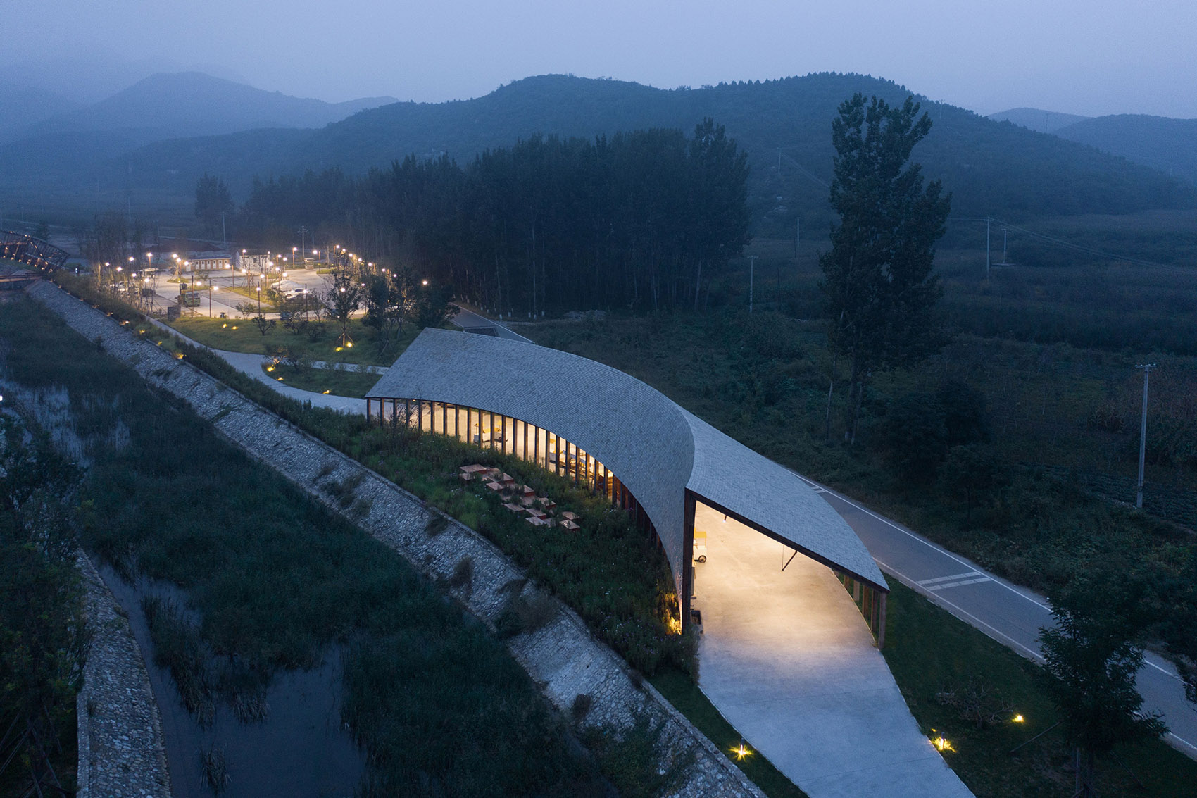 Zhixing Market and Lecture Hall in Tiangang Zhixing Village, Hebei ...