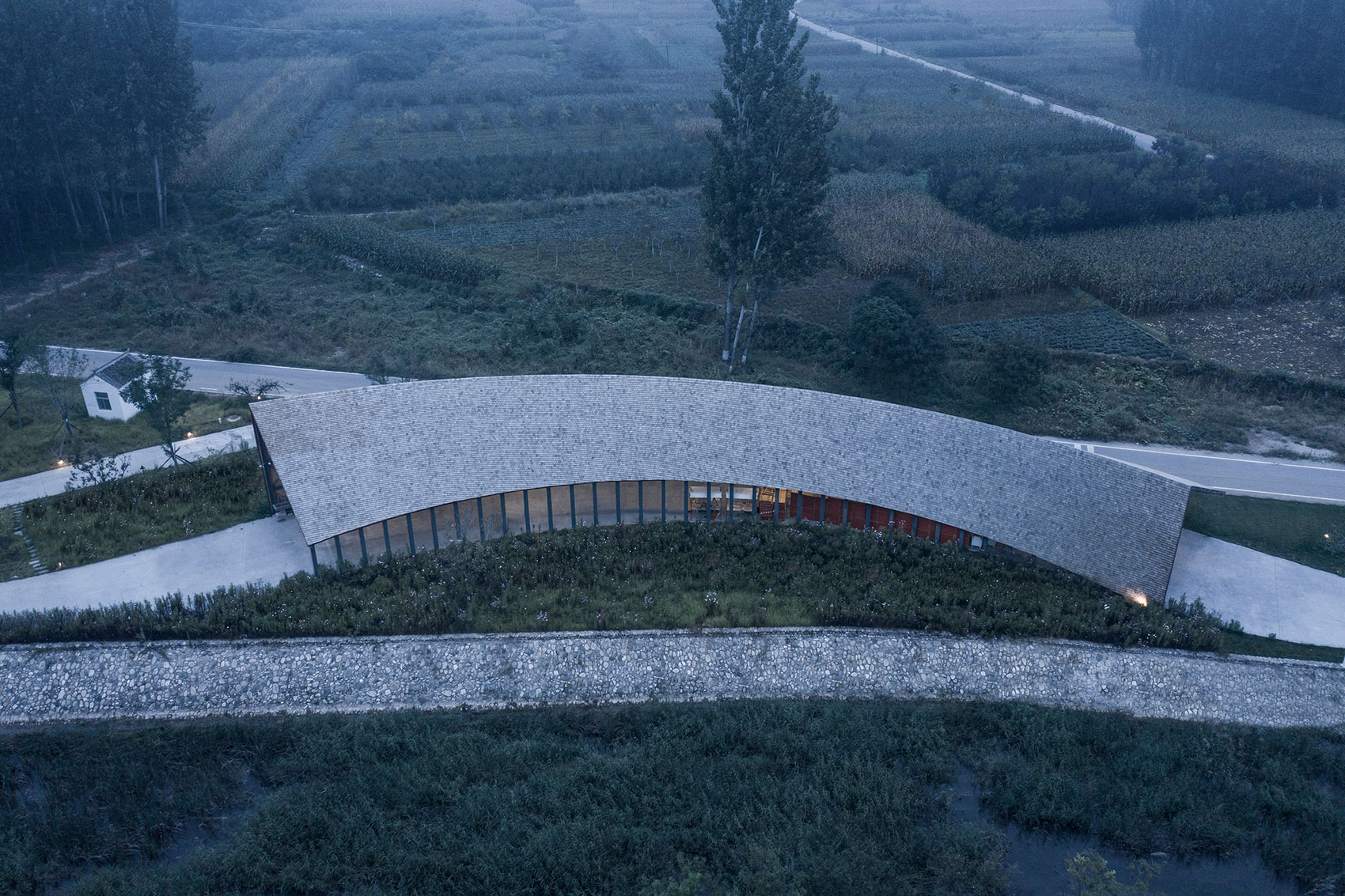 Zhixing Market and Lecture Hall in Tiangang Zhixing Village, Hebei ...