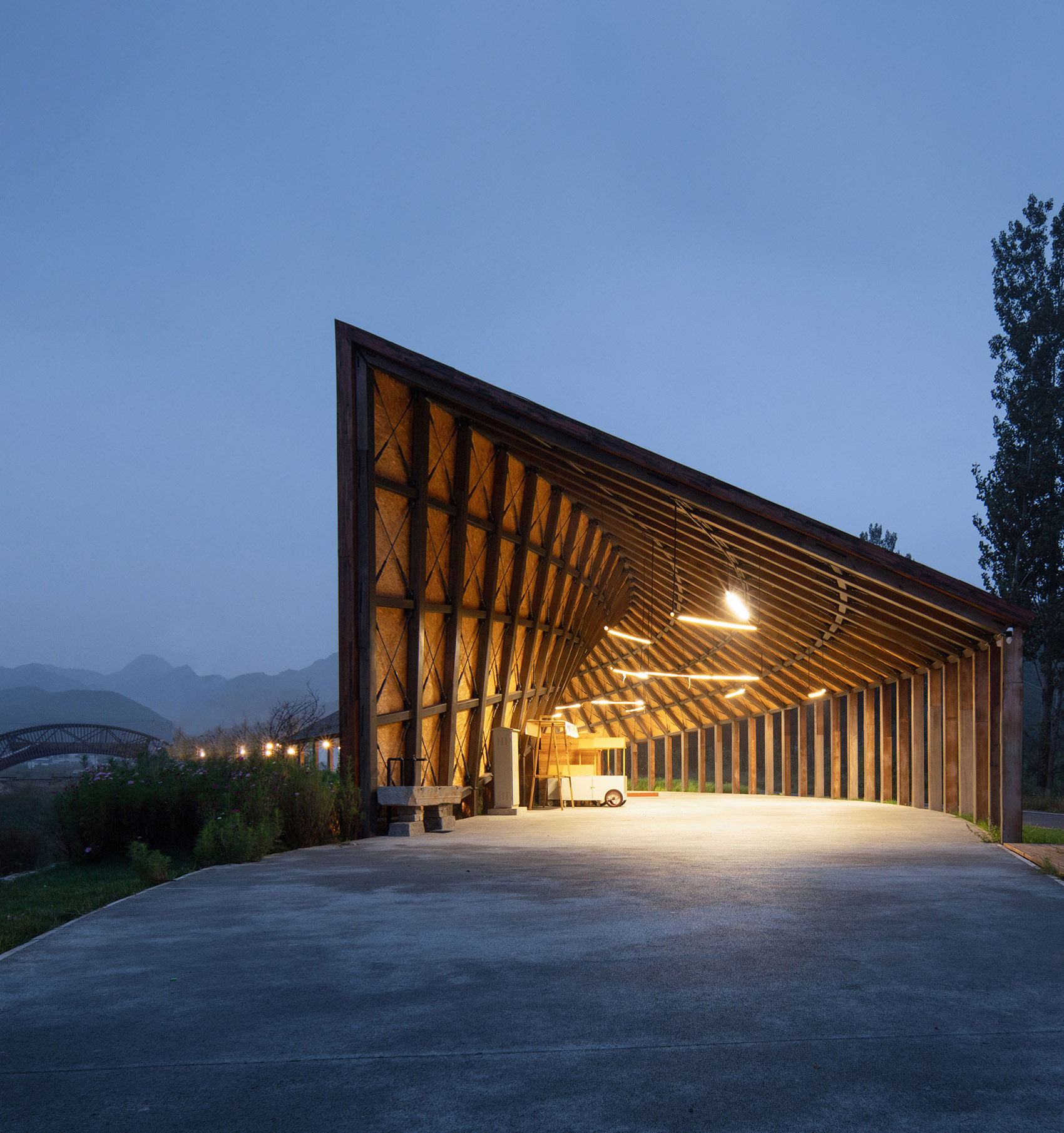 Zhixing Market and Lecture Hall in Tiangang Zhixing Village, Hebei ...