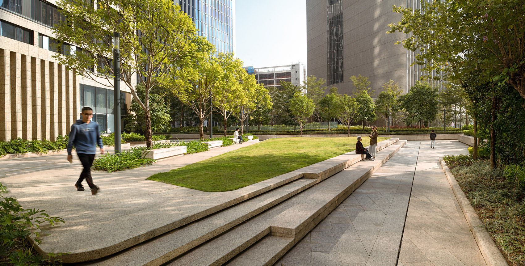 Hony Tower Landscape Design, Shenzhen by ASPECT Studios - 谷德设计网