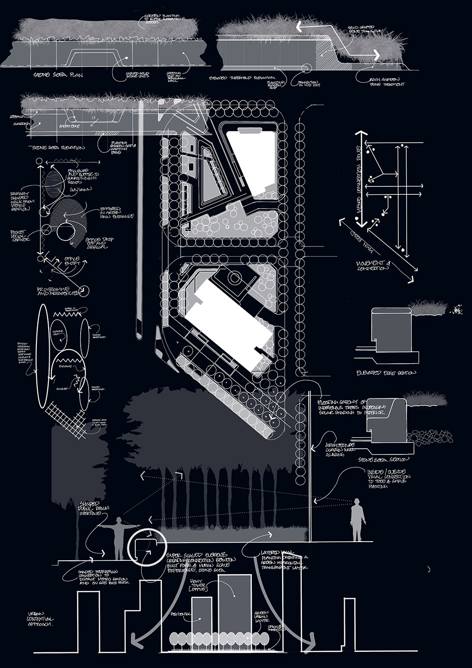 Hony Tower Landscape Design, Shenzhen by ASPECT Studios - 谷德设计网