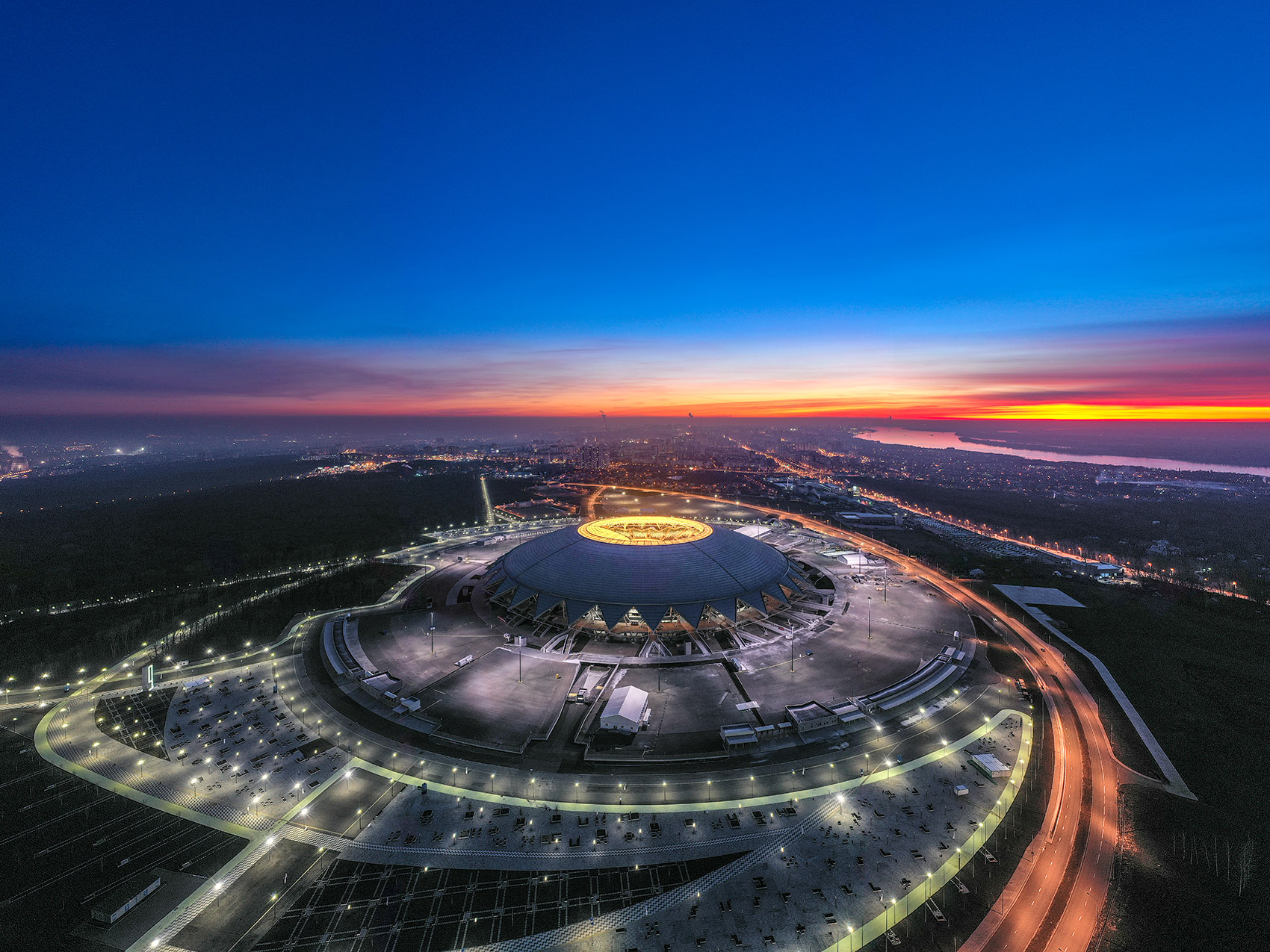 Football Stadium Samara-Arena by PI ARENA - 谷德设计网