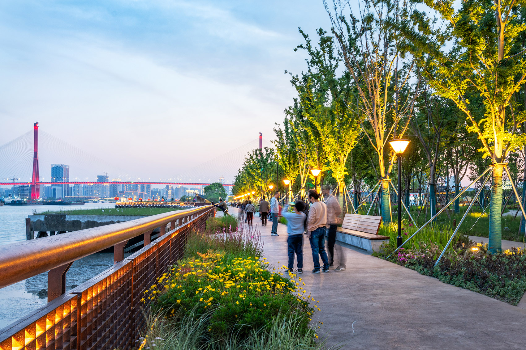 Yangpu Riverside public space (Shanghai No.12 cotton mill) by da ...