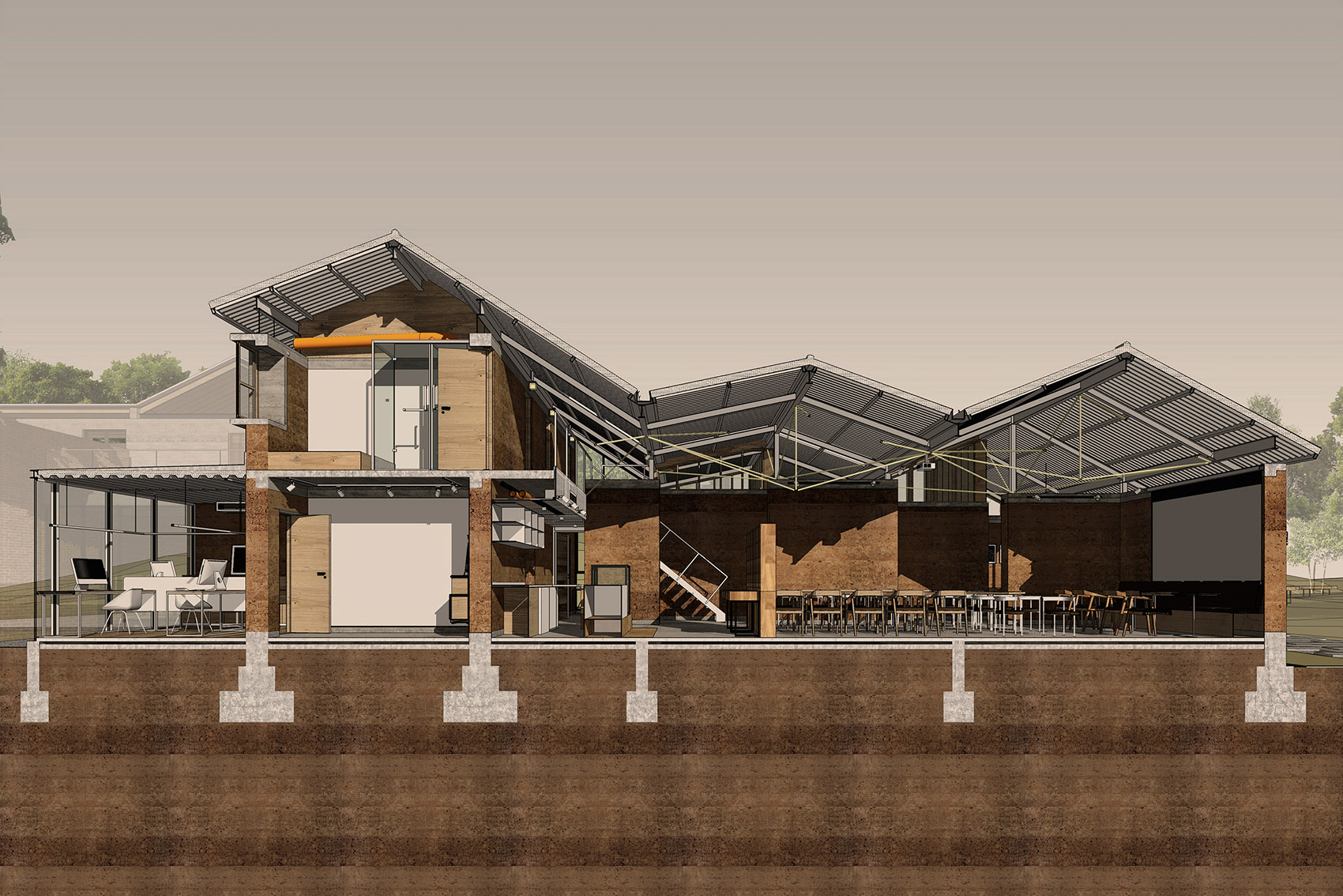 The INNOVATIVE LAB of ARCHITECTURE & ART in Qiongyao Relic Park by CLAB ...