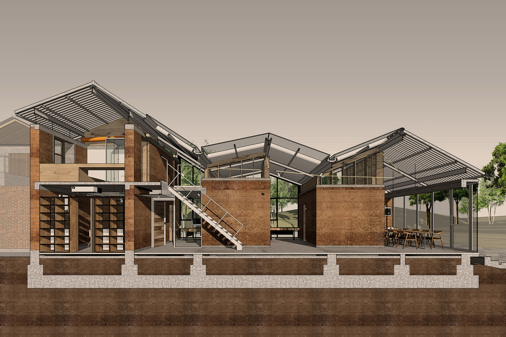 The INNOVATIVE LAB of ARCHITECTURE & ART in Qiongyao Relic Park by CLAB ...