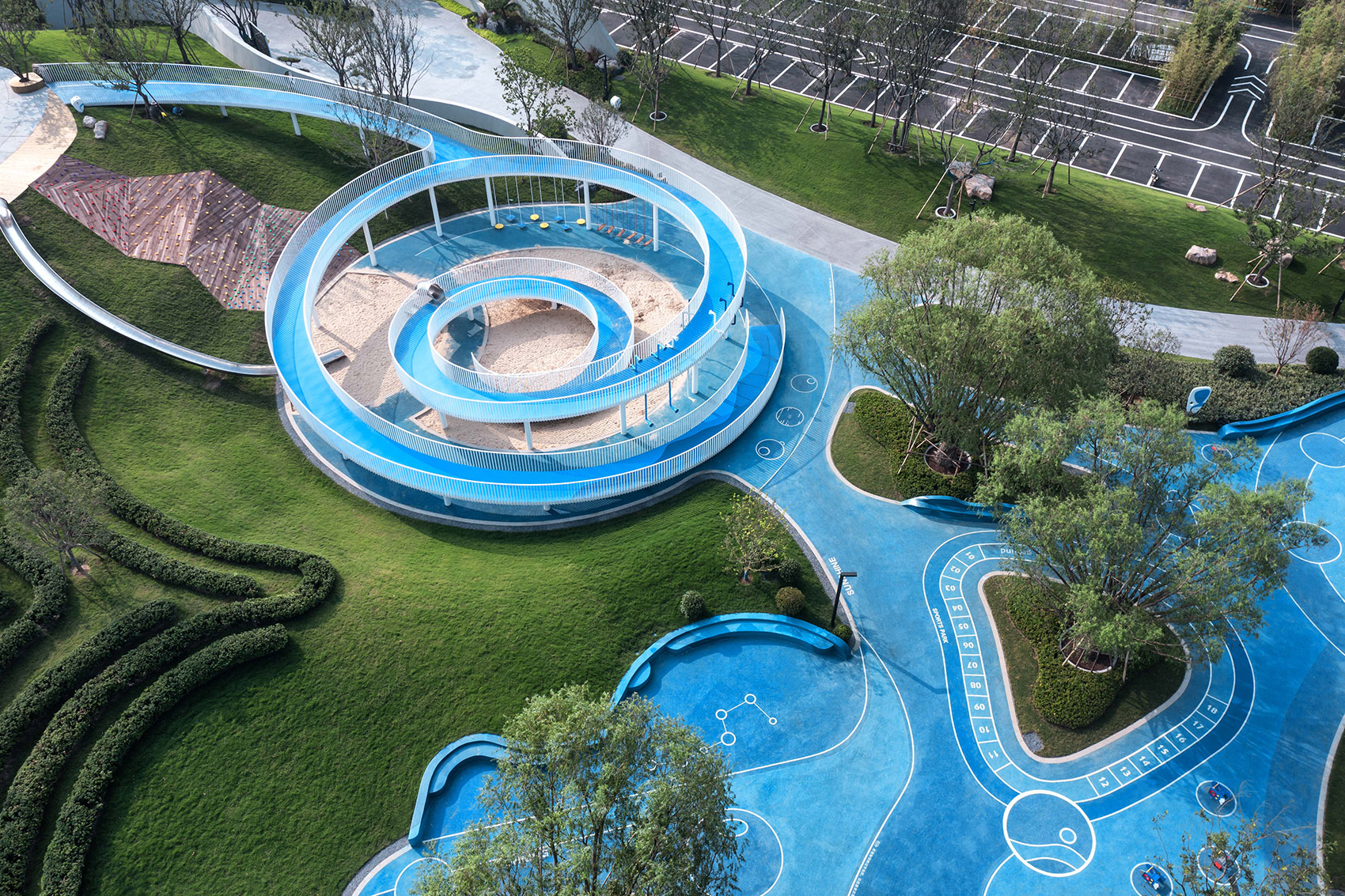 Zibo High-tech District Cultural & Sports Park, China by GVL Design ...