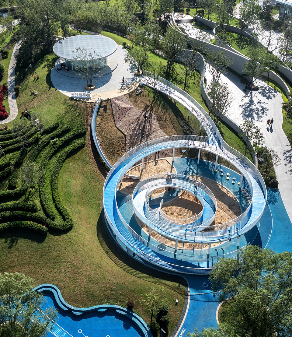 Zibo High-tech District Cultural & Sports Park, China by GVL Design ...