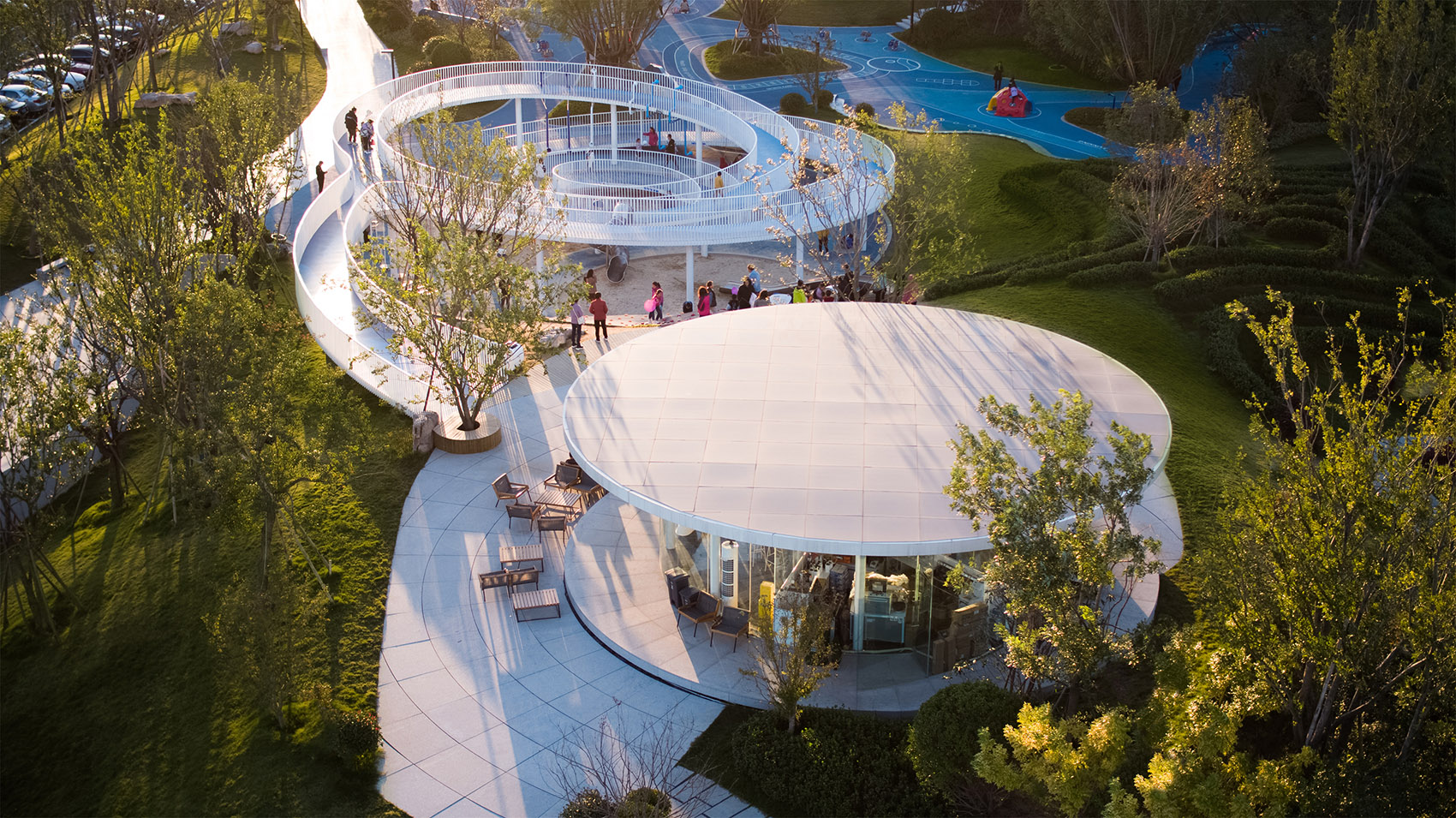 Zibo High-tech District Cultural & Sports Park, China by GVL Design ...