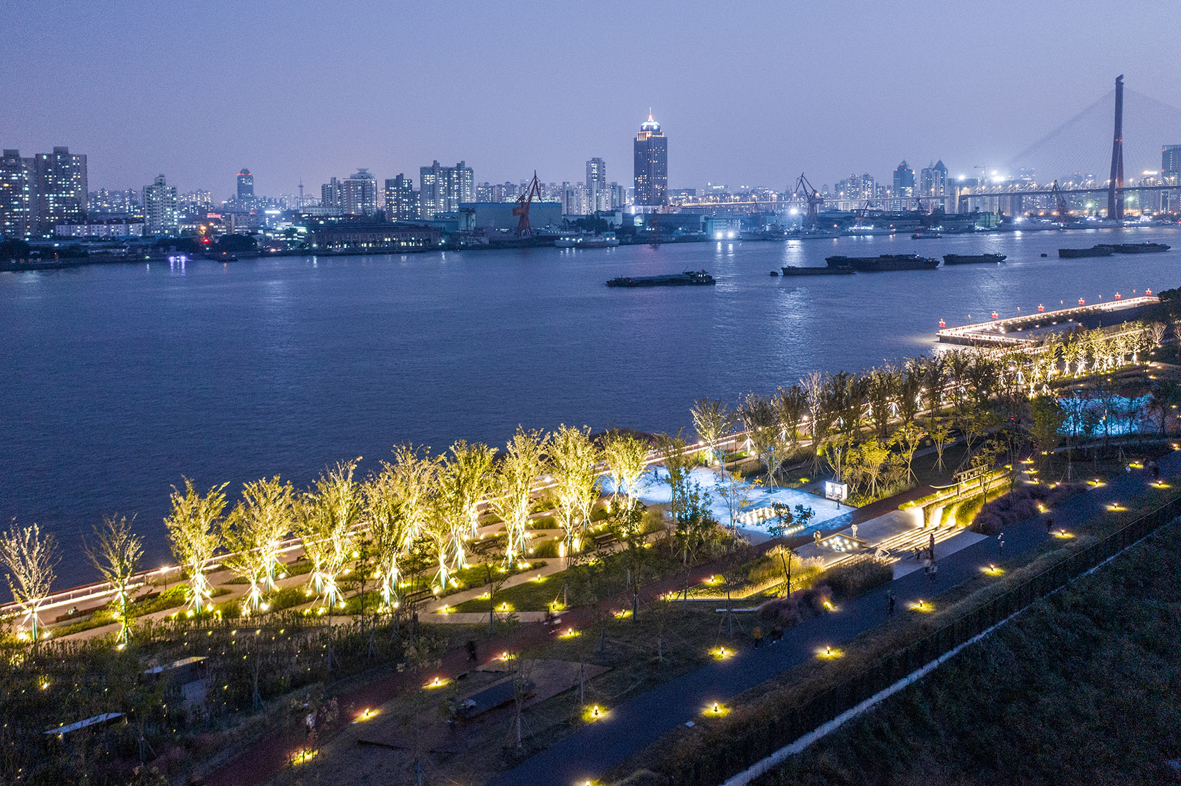 Yangpu Riverside public space (Shanghai No.12 cotton mill) by da ...