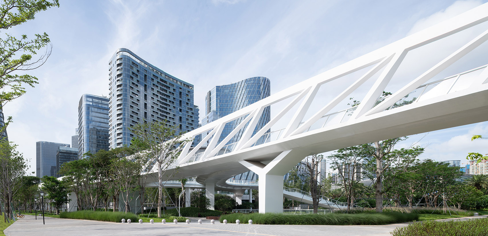 The Baywalk, a multilayered urban green corridor, the new landmark ...