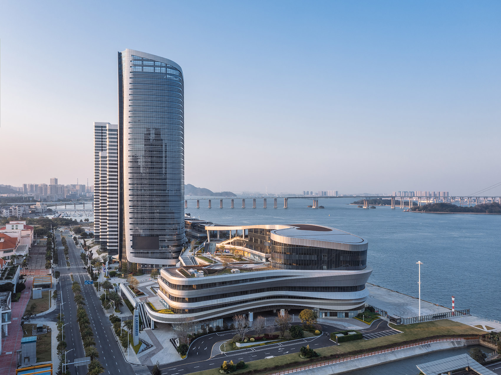 Nansha Cruise Terminal Complex, Guangzhou, China by Aedas - 谷德设计网