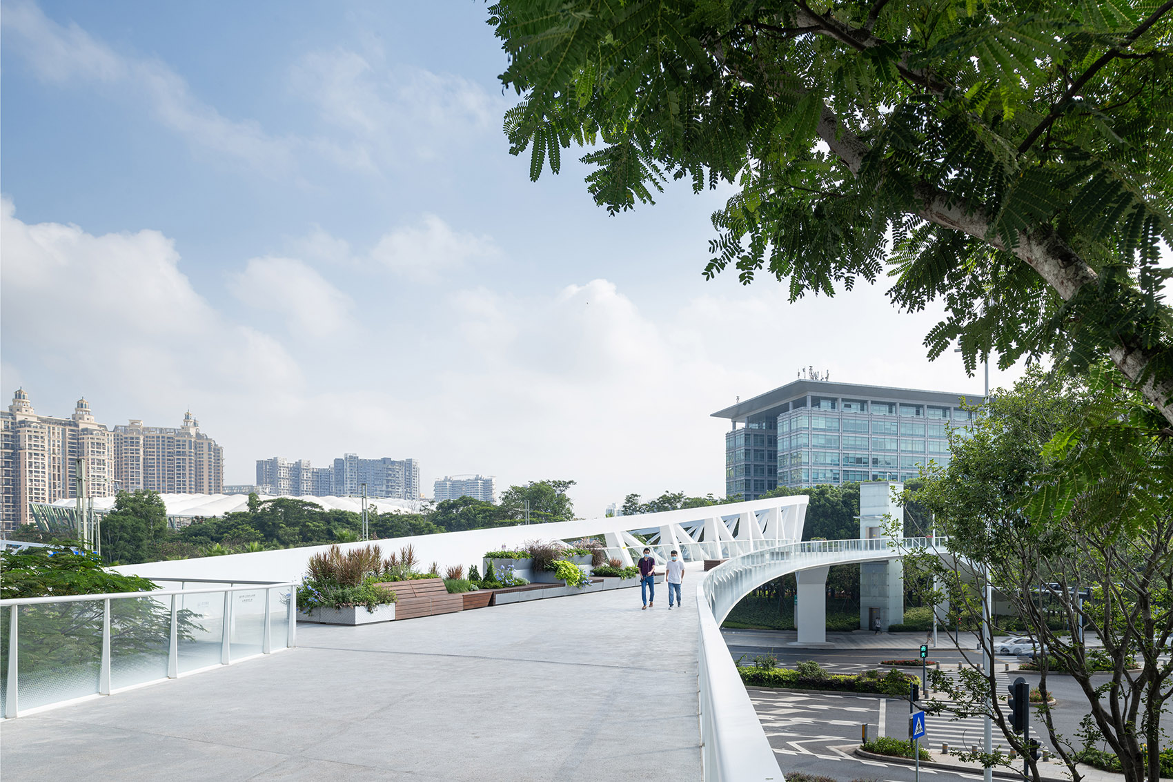 The Baywalk, a multilayered urban green corridor, the new landmark ...