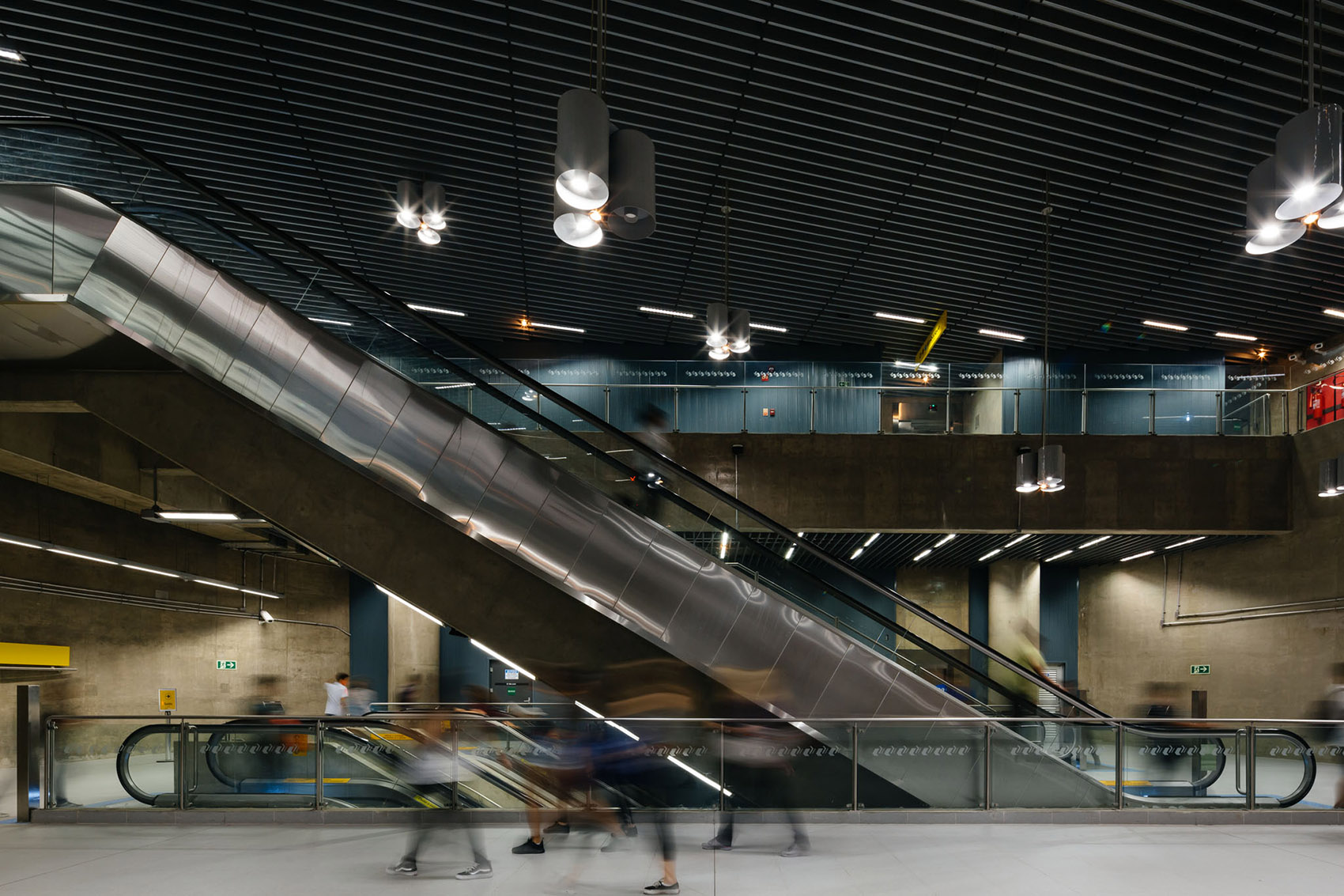 São Paulo-Morumbi Subway Station-Line 4 by 23 SUL - 谷德设计网