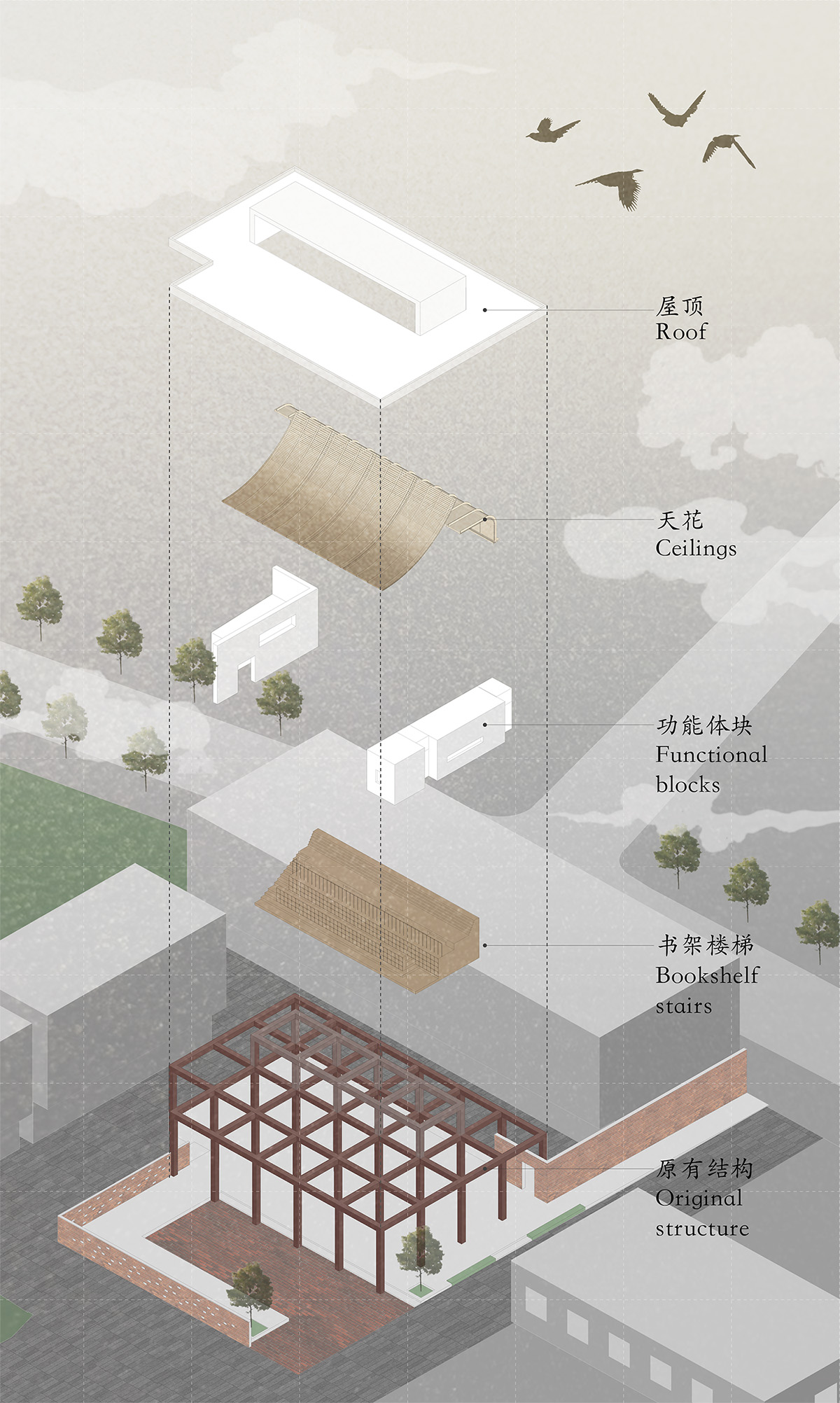 Kaiyun Library, China by COLORFULL YUJING DESIGN - 谷德设计网