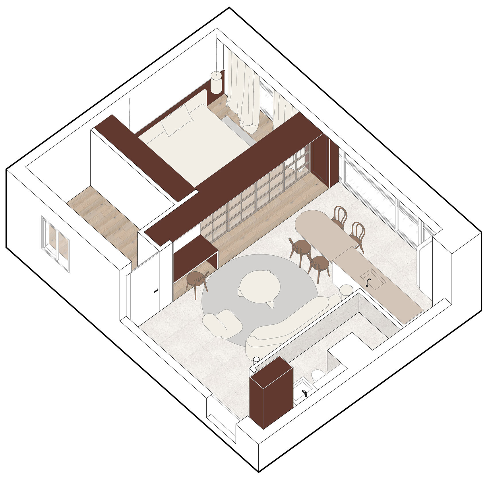 A Simple and Warm Home by PaM Design Office - 谷德设计网
